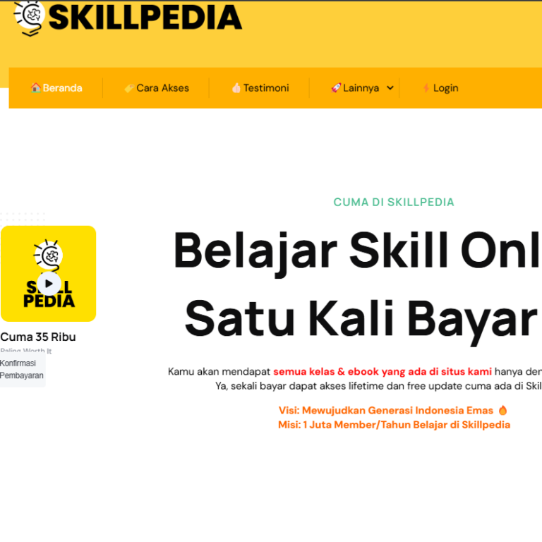 Keanggotaan Skillpedia – Gerai Digital Id